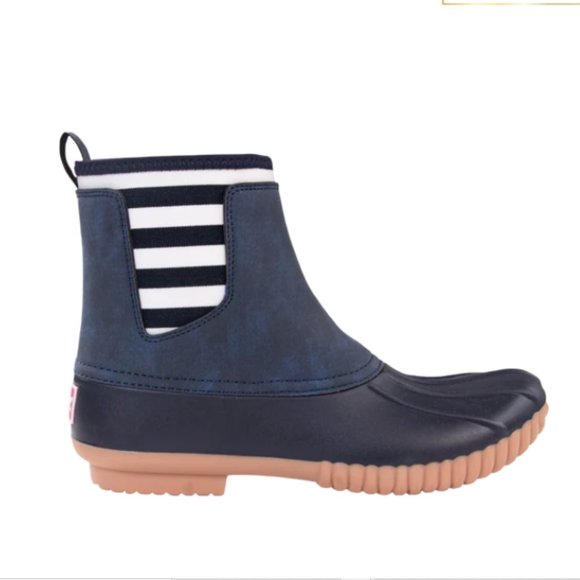 Simply Southern | Shoes | Simply Southern Navy Slip On Rain Bootie ...